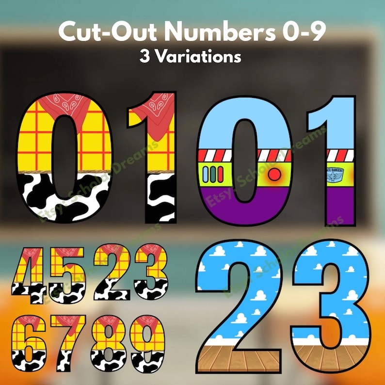 Toy Story Editable Super Classroom Bundle With Letters and Numbers! - Etsy