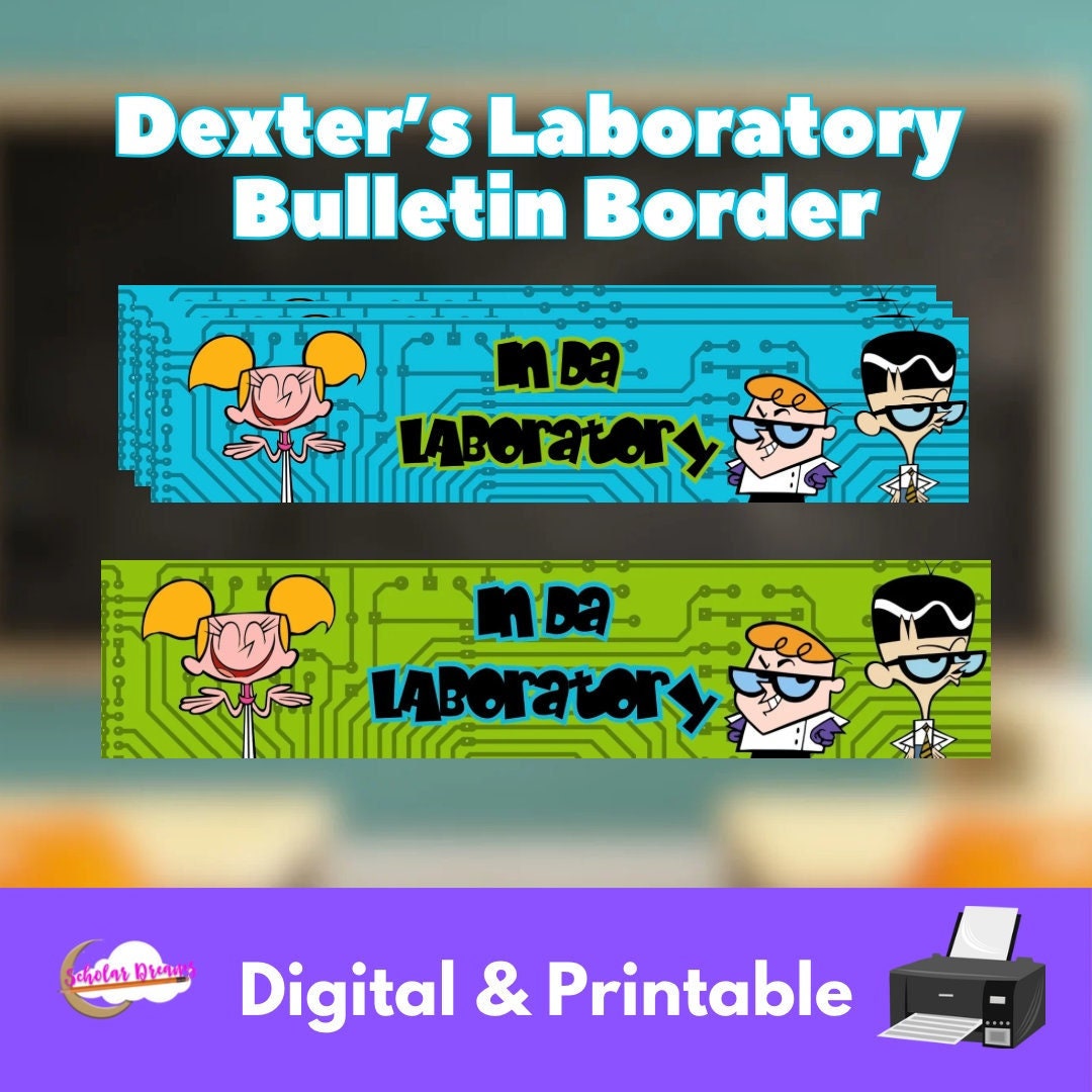 Dexter’s Laboratory Classroom Bulletin Border - Etsy