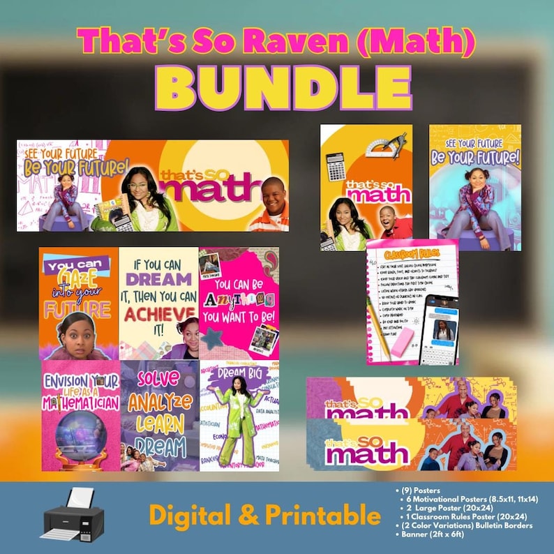 That’s so Raven and Corey (MATH) Classroom Bundle (DIGITAL and ...