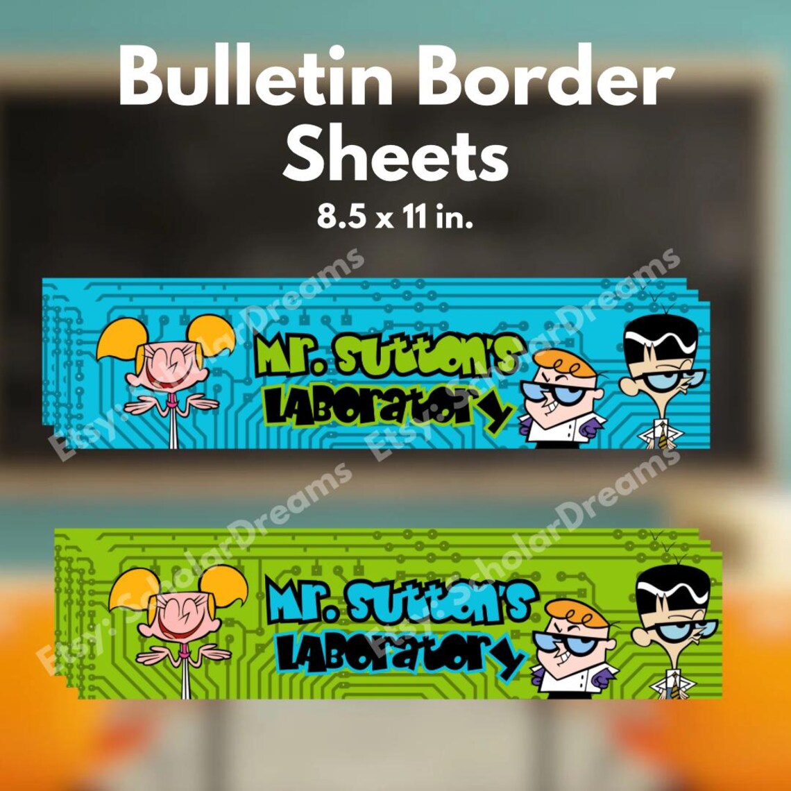 Dexter’s Laboratory Math and Science Classroom Decor Mega Bundle ...