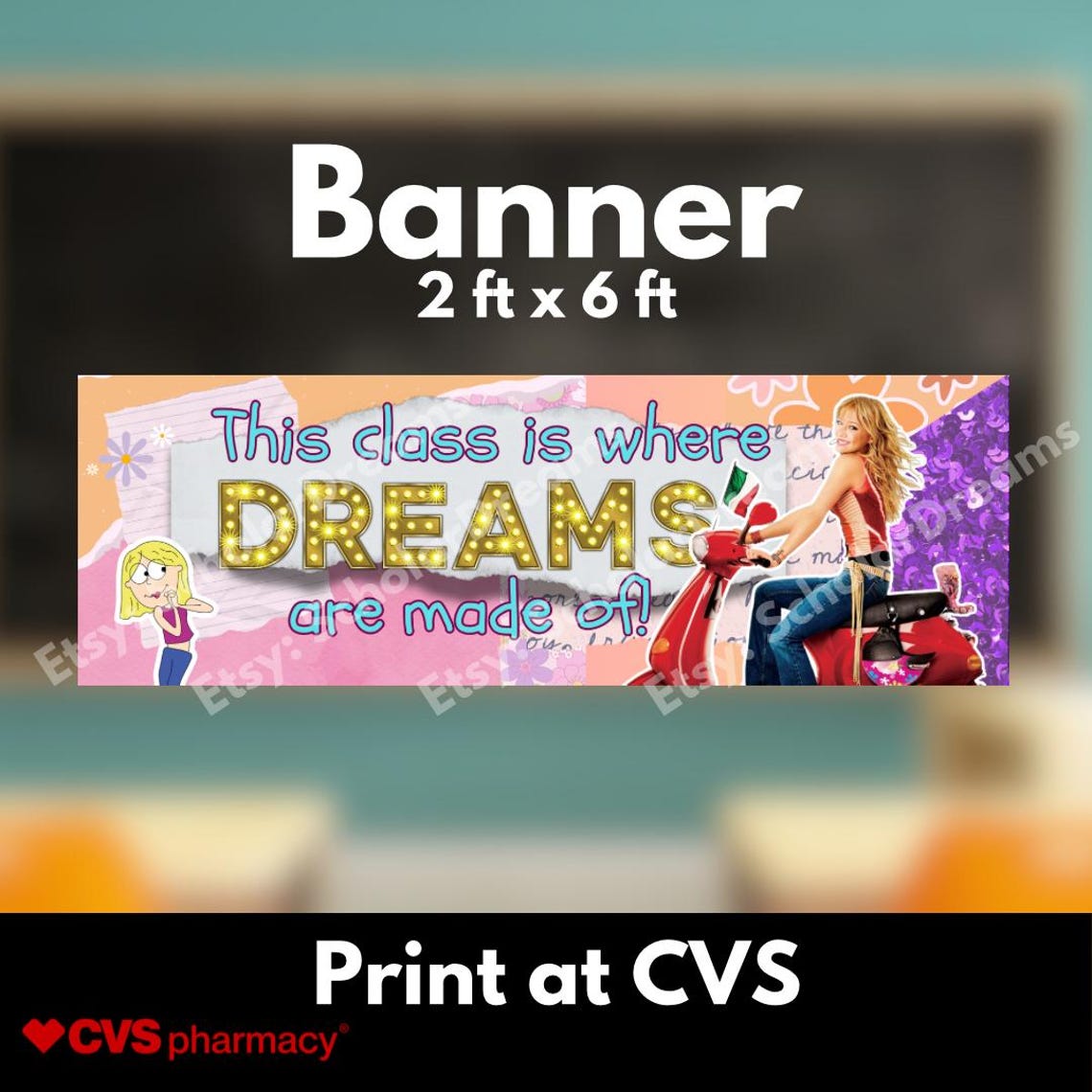 Lizzie Mcguire Inspired Classroom Decor Bundle (DIGITAL and Printable ...