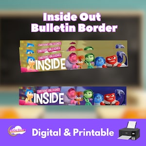 Inside Out Bulletin Border - Etsy