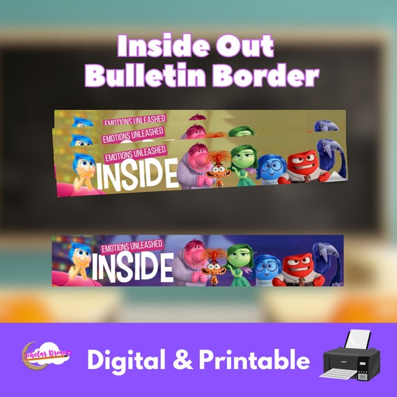Inside Out Border Inside Out: Core Memory 2 Piece Print And Cut Kit