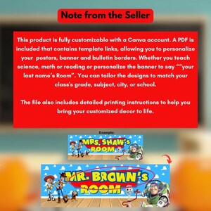 Toy Story Editable Super Classroom Bundle With Letters and Numbers! - Etsy