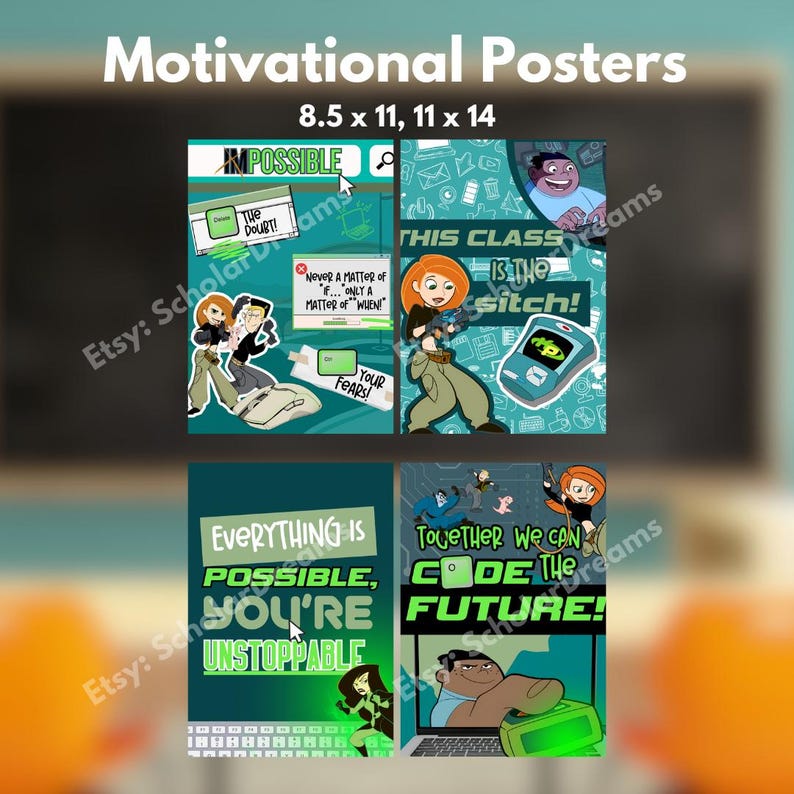 Kim Possible Computer Science Classroom Bundle (digital and Printable ...