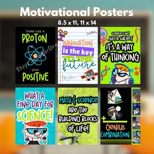 Dexter’s Laboratory Math and Science Classroom Decor Mega Bundle ...