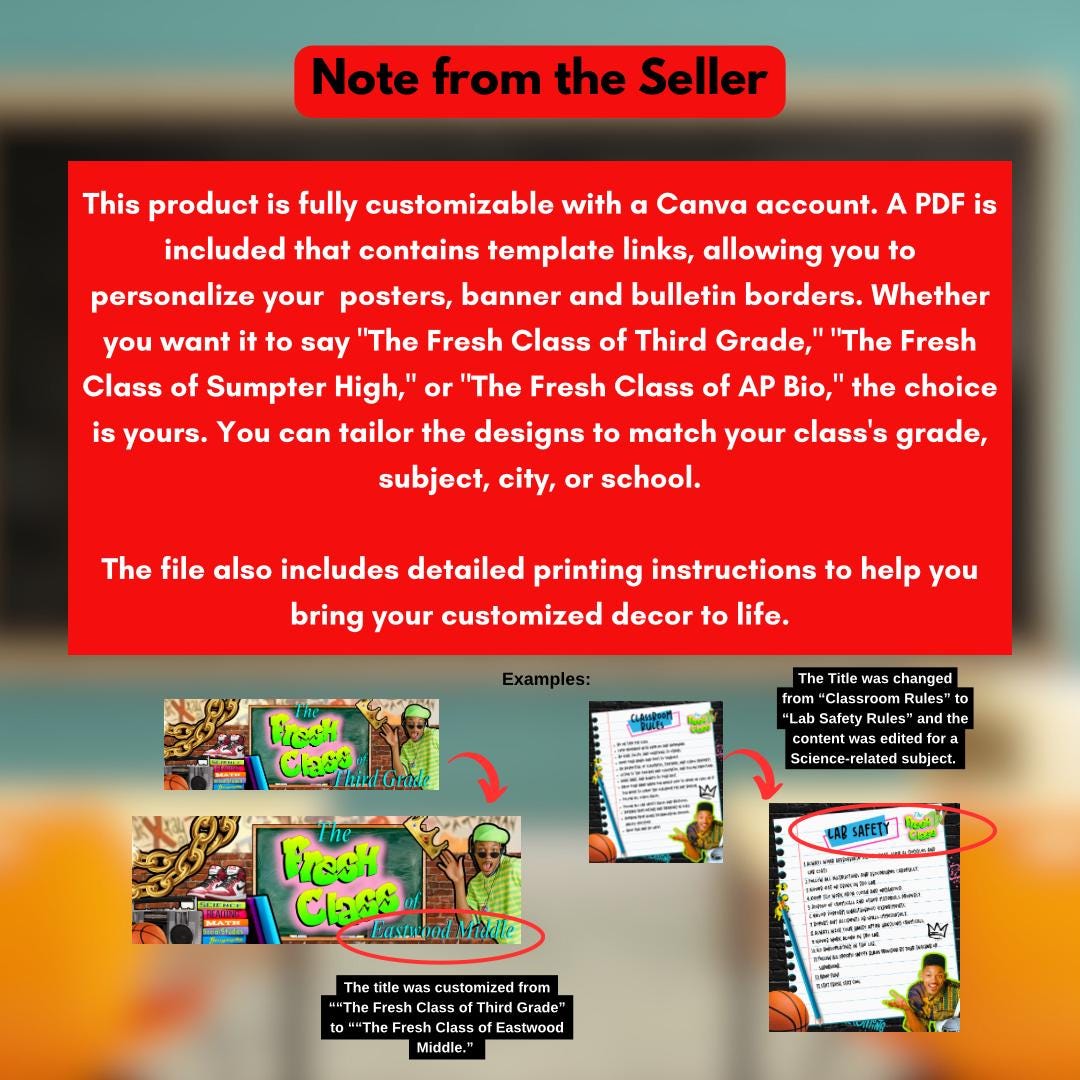The Fresh Class Customizable Classroom Bundle (EDITABLE, DIGITAL ...