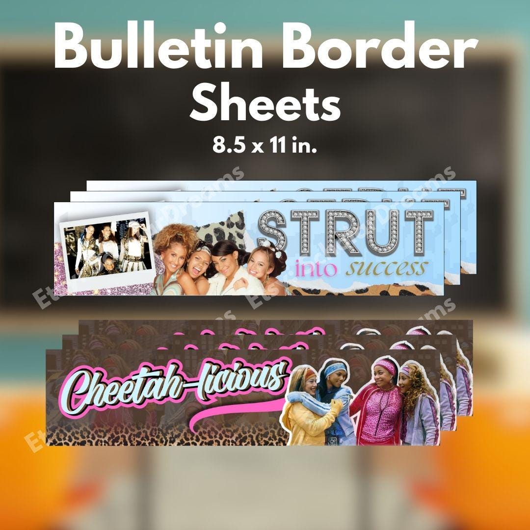 The Cheetah Girls Inspired Classroom Decor Bundle (DIGITAL and ...