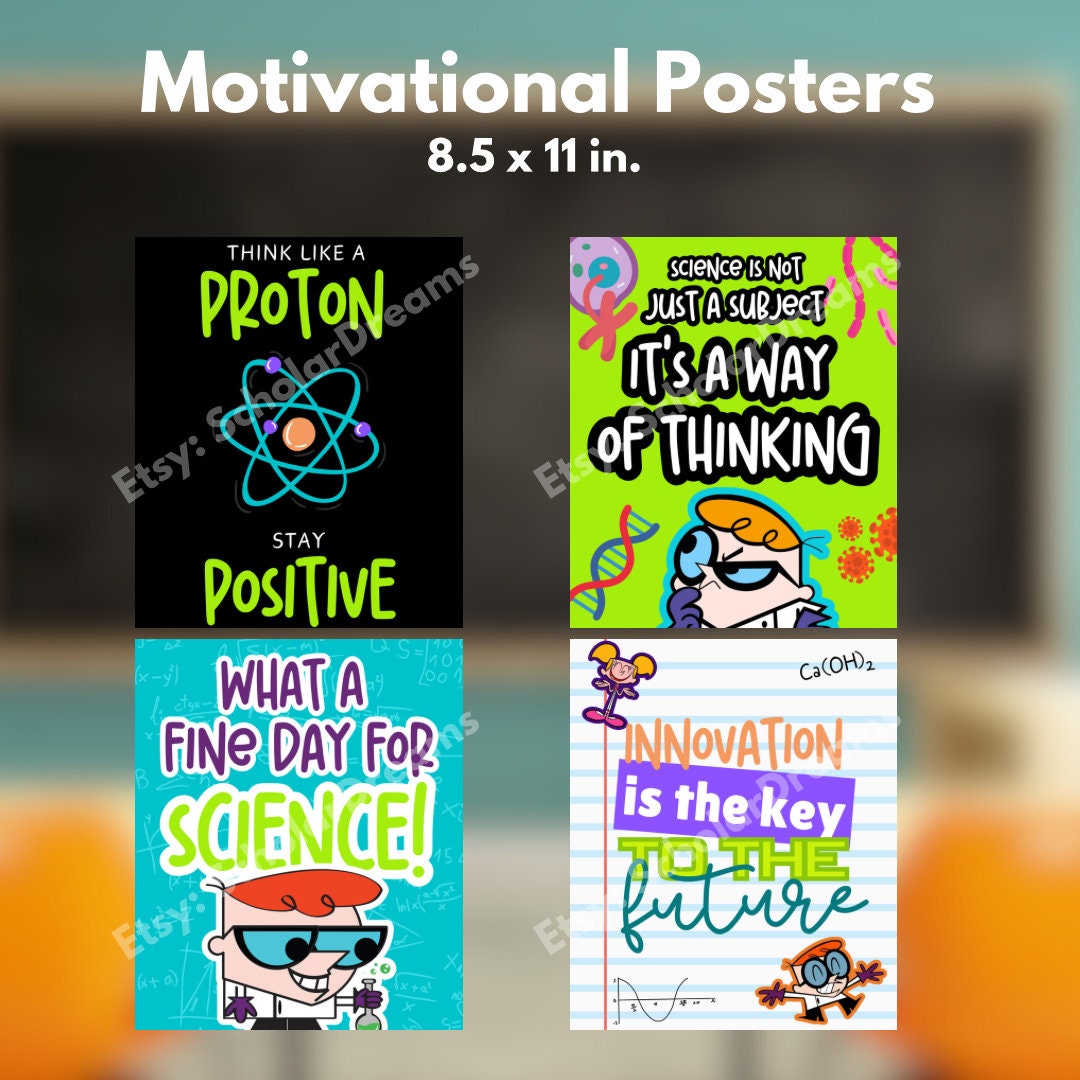 Dexter’s Laboratory Classroom Decor Bundle (DIGITAL and PRINTABLE) - Etsy