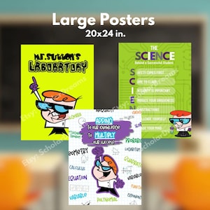 Dexter’s Laboratory Math and Science Classroom Decor Mega Bundle ...