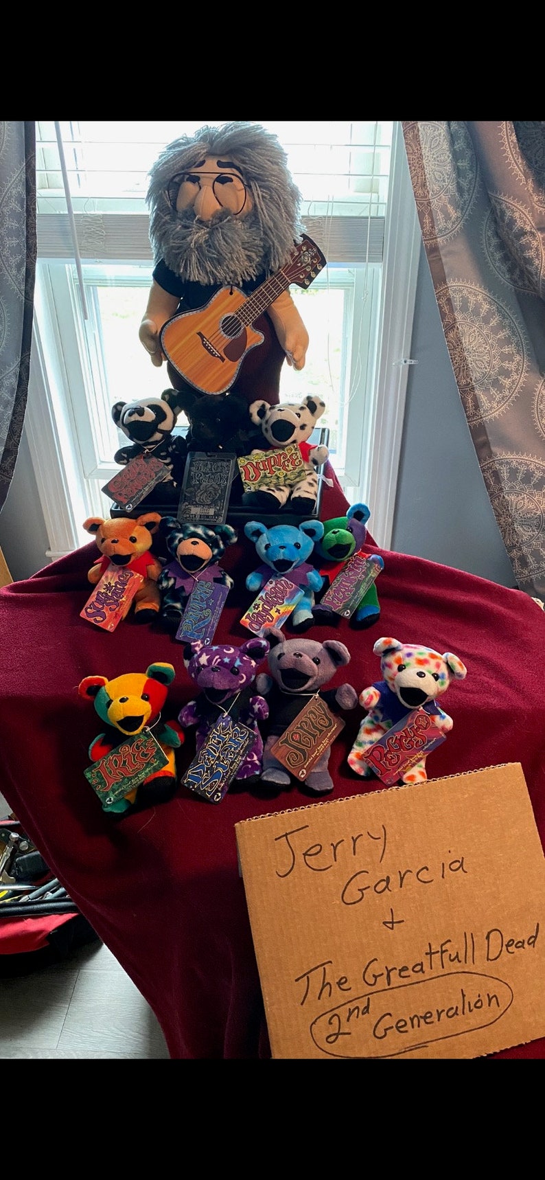 Grateful Dead Jerry Garcia 2nd Generation Bear Collection With Jerry ...