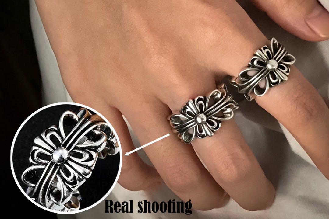 Chrome Hearts Style Ring,chrome Hearts Eternal Heart Ring, Classic ...