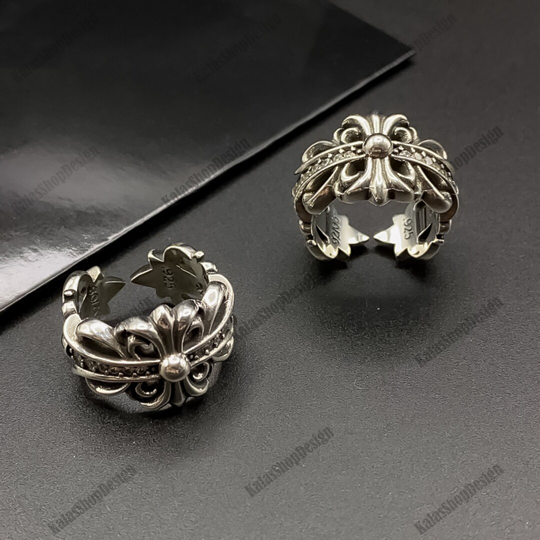 Chrome Hearts Style Ring,chrome Hearts Eternal Heart Ring, Classic ...