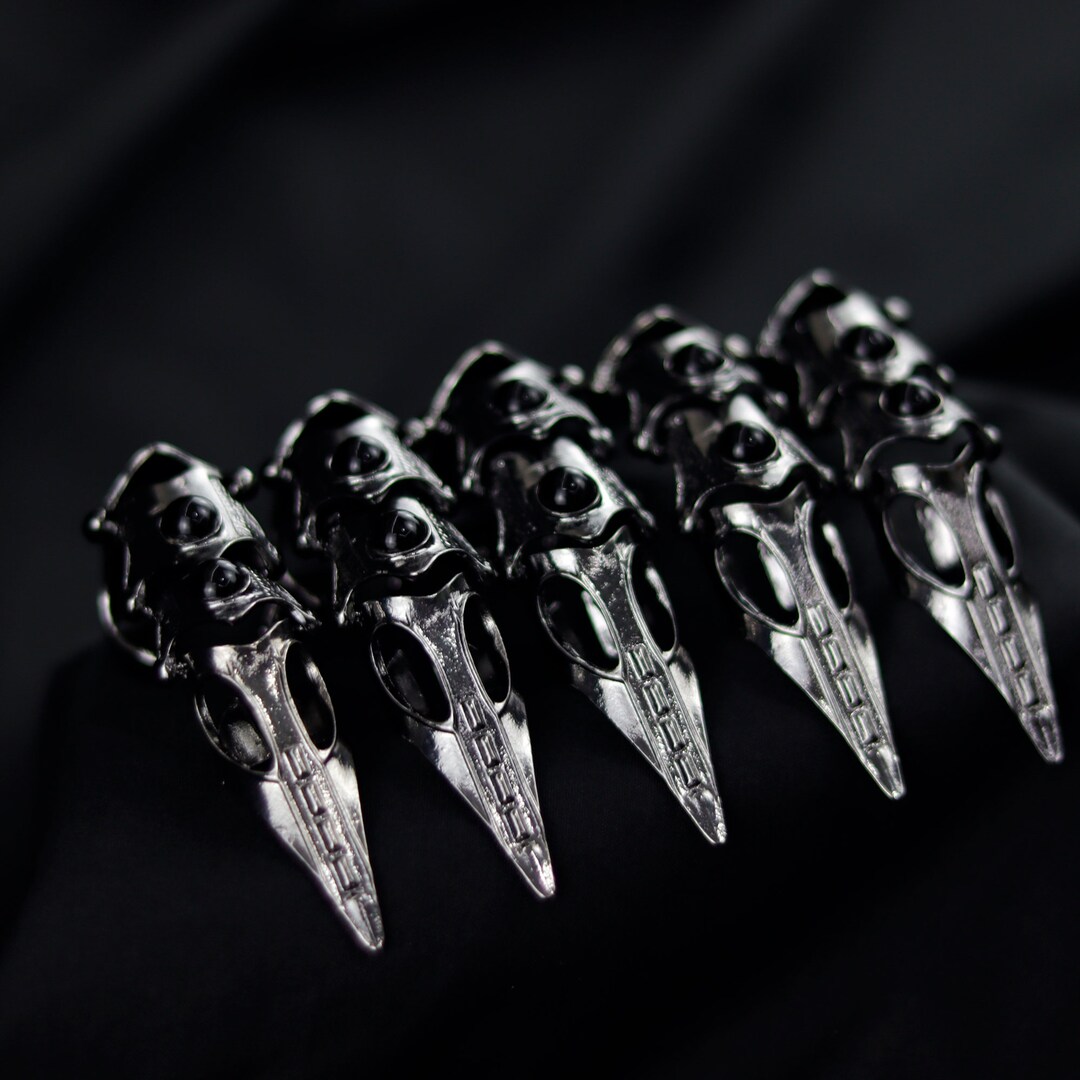 Halloween Armor Ring Gothic Ring Gothic Ring Gothic Claw Punk Rock Ring ...