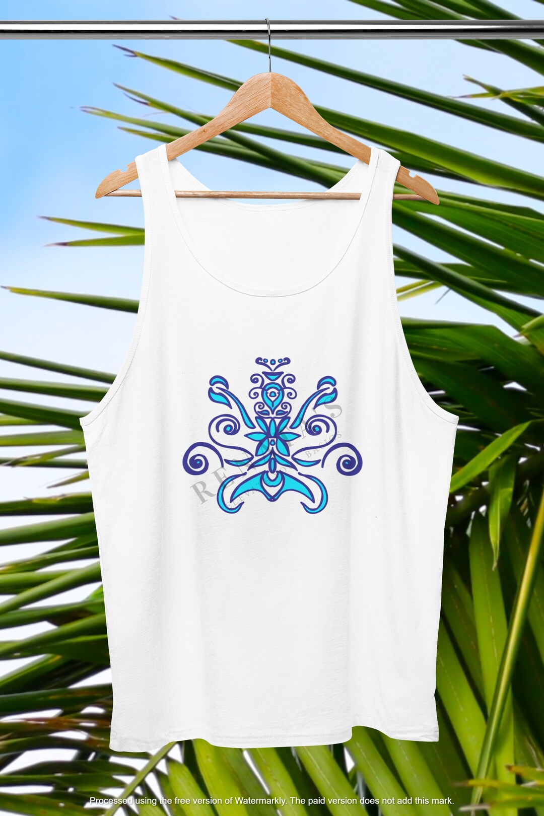 Abstract Art Tank Top Colorful Art Tee Shirts Tribal Tank Digital Arts ...