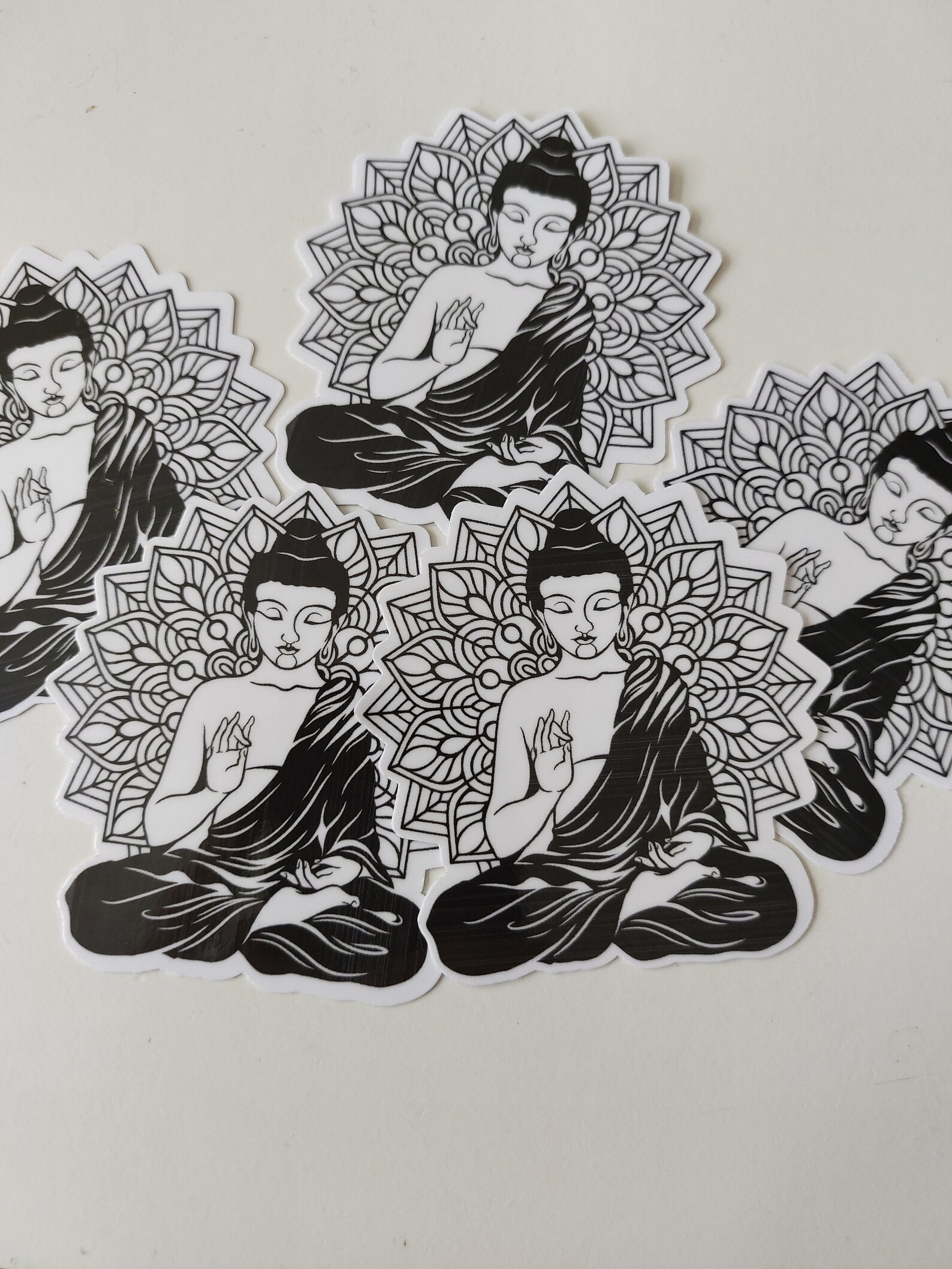 Buddha Stickers, Vinyl Sticker Buddha, Buddha Water Bottle Sticker ...