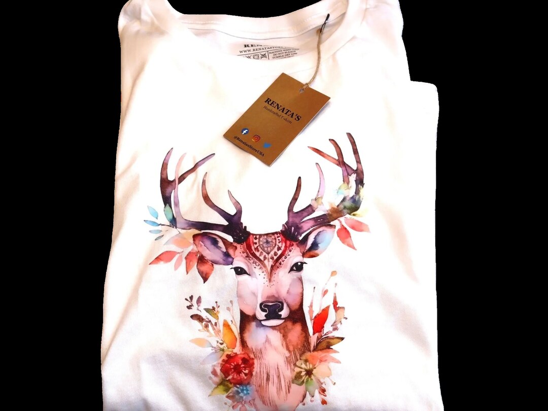 Deer T-shirts, Stag Shirts, Deer Women Shirts, Hunting Shirt Men, Deer ...