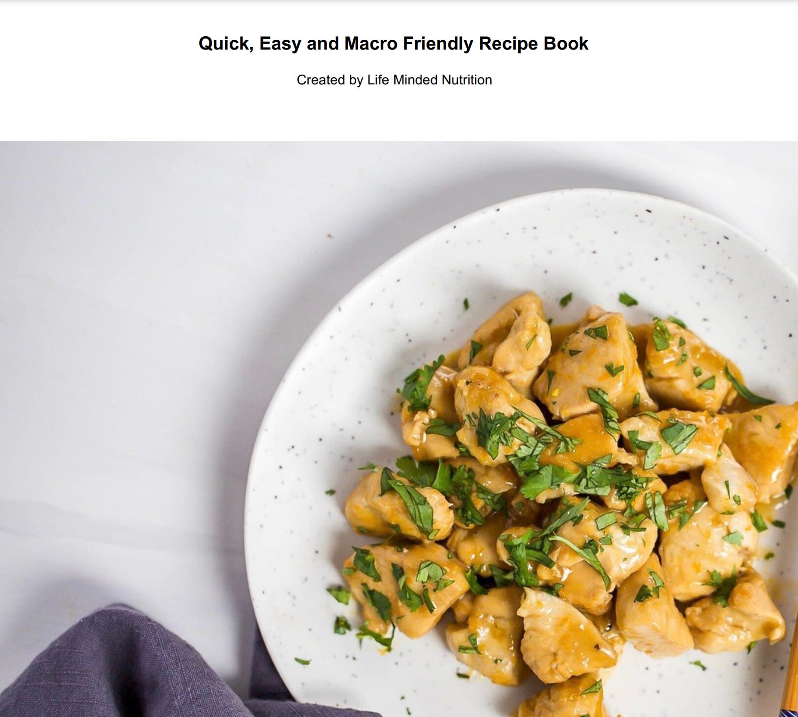 Quick & Easy Macros Digital E-recipe Collection - Etsy