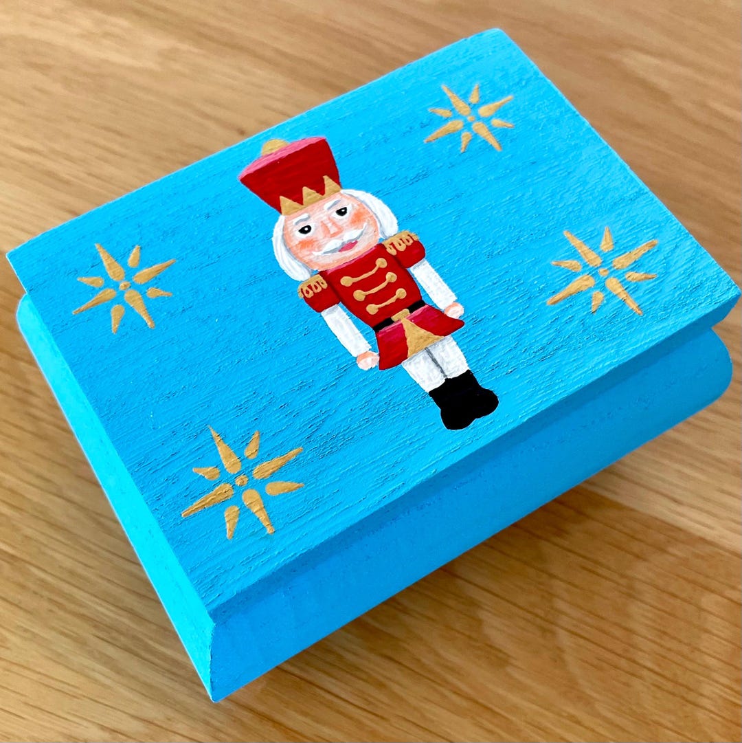 Hand-painted Gift Box (3h) • Small Gift Box for Vouchers, Cash Gifts ...