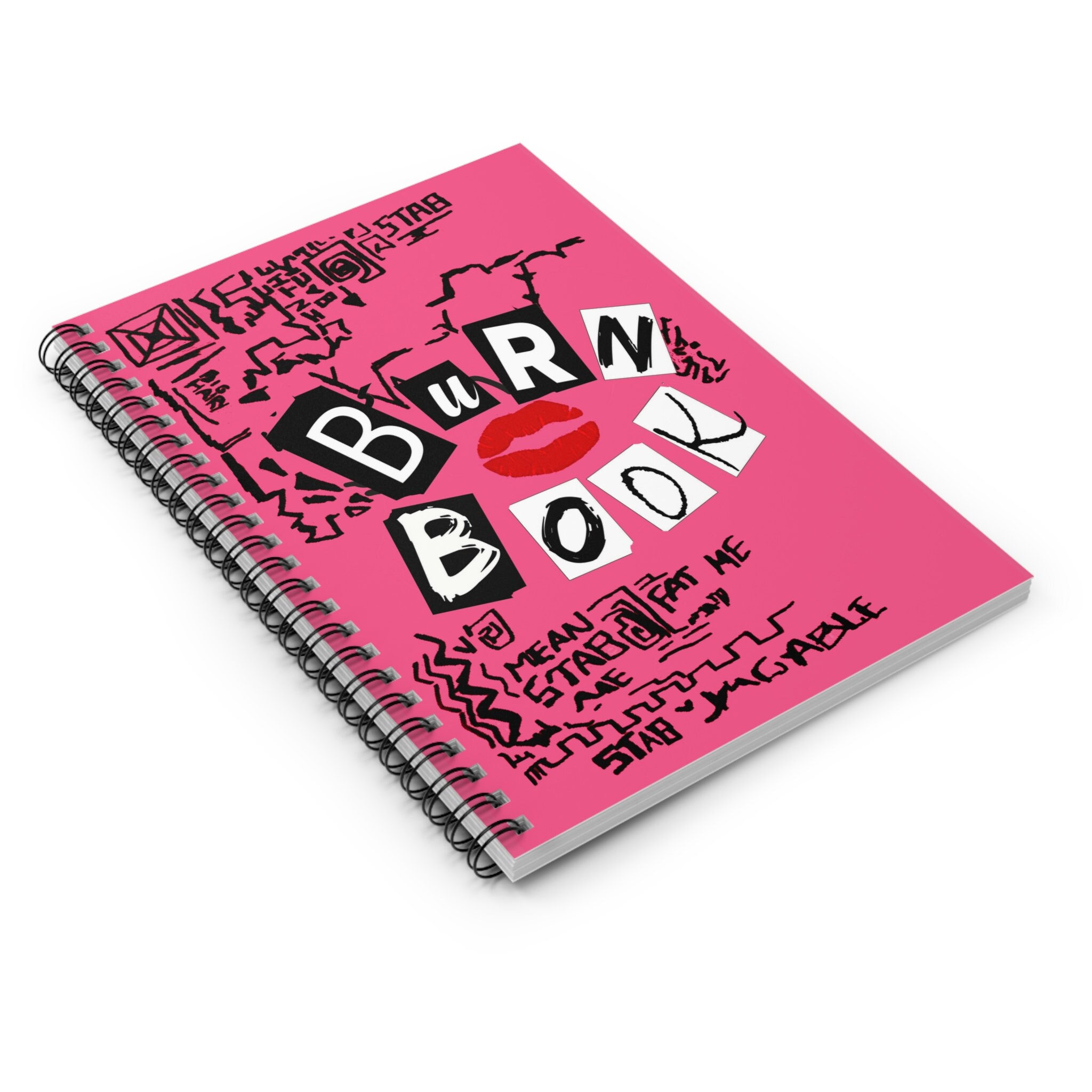 Burn Book Mean Girls Spiral Notebook Ruled Line - Etsy