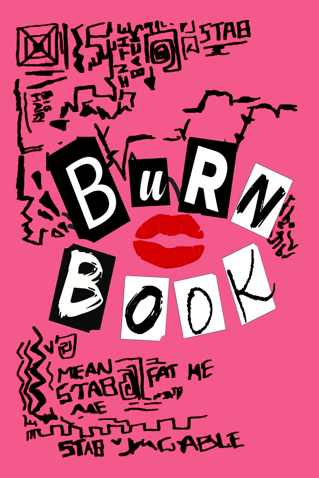 Burn Book Cover 200 archivos PNG y SVG decoración de fiesta - Etsy México