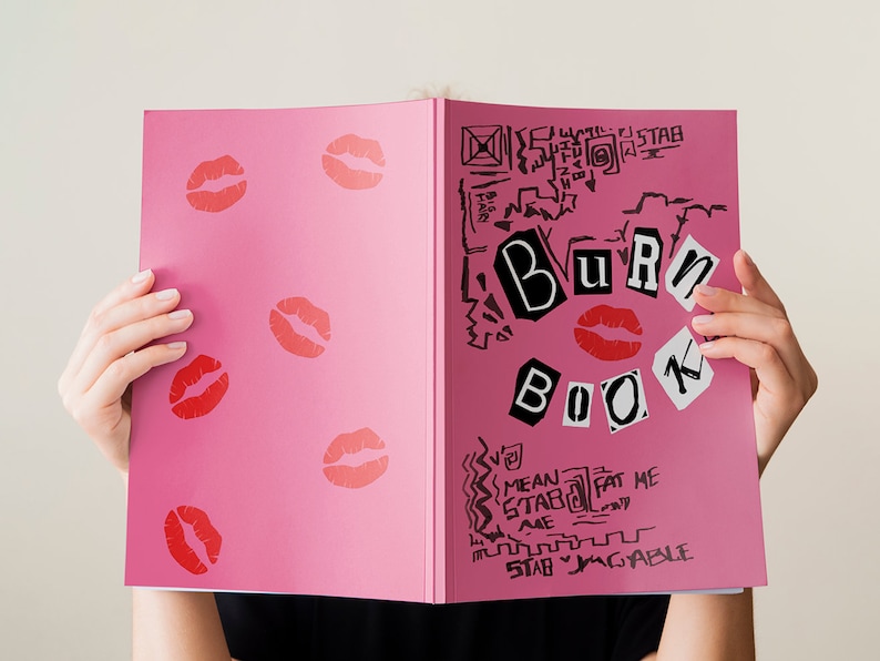 Burn Book Cover 200 archivos PNG y SVG decoración de fiesta - Etsy México