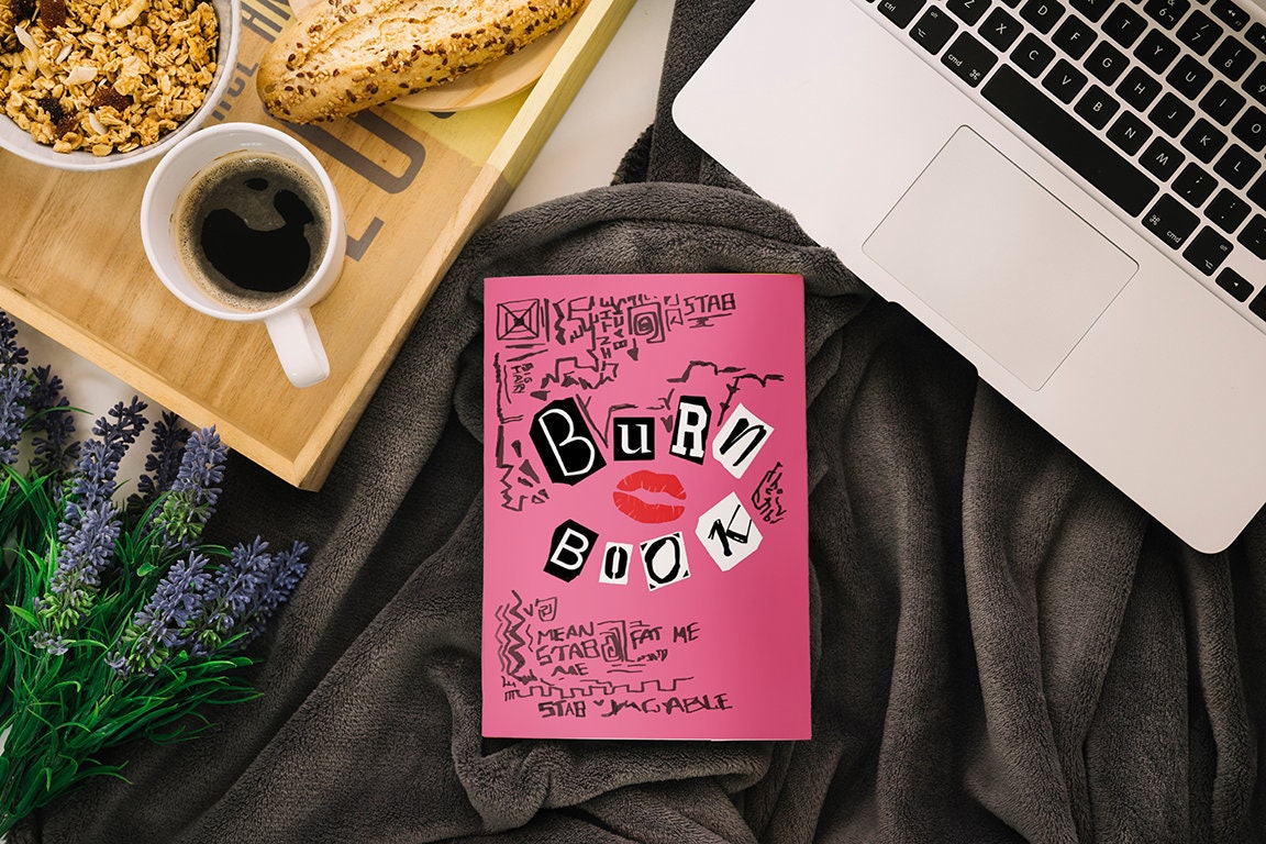 Burn Book Cover 200 archivos PNG y SVG decoración de fiesta - Etsy México