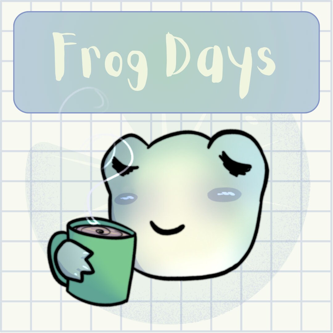 ONLY SIP EMOTE Frog Days Twitch Discord Green Chibi Cute Emoji Emote ...