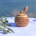 Olive Wood Honey Pot,wooden Honey Jar, Handmade Honey Pot With Dipper ...