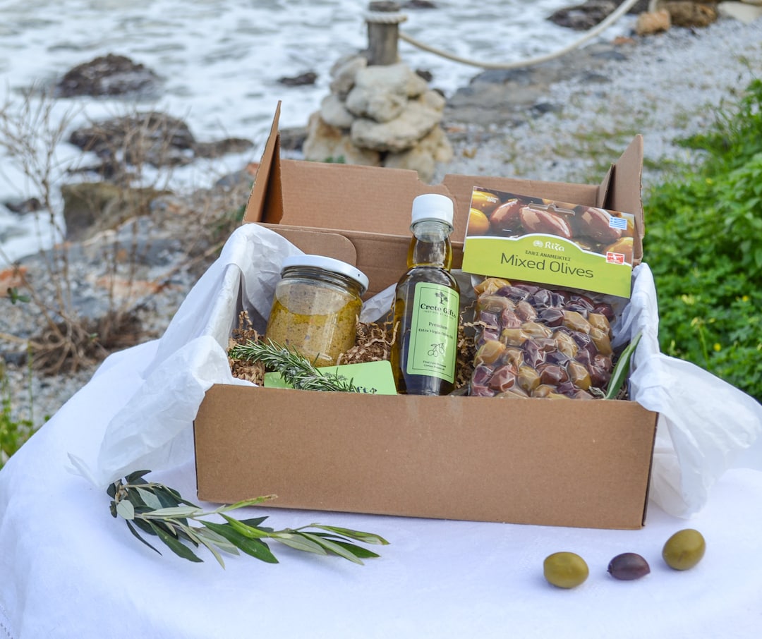 Greek Gourmet Box, Greek Food Gift Box, Organic Food Gift Box, Olive ...