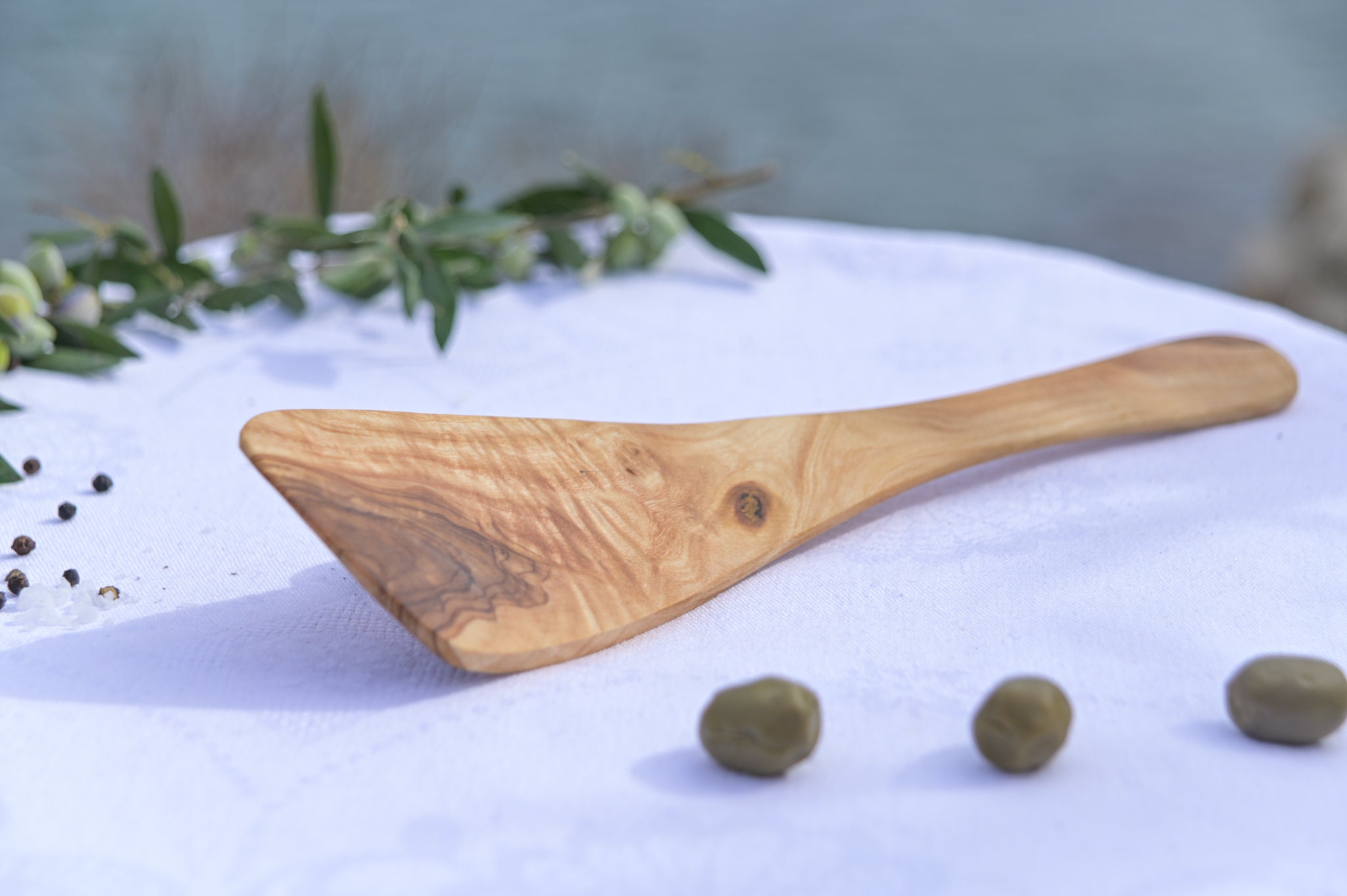 Olive Wood Kitchen Utensils Set of 3 Cooking Utensils - Etsy