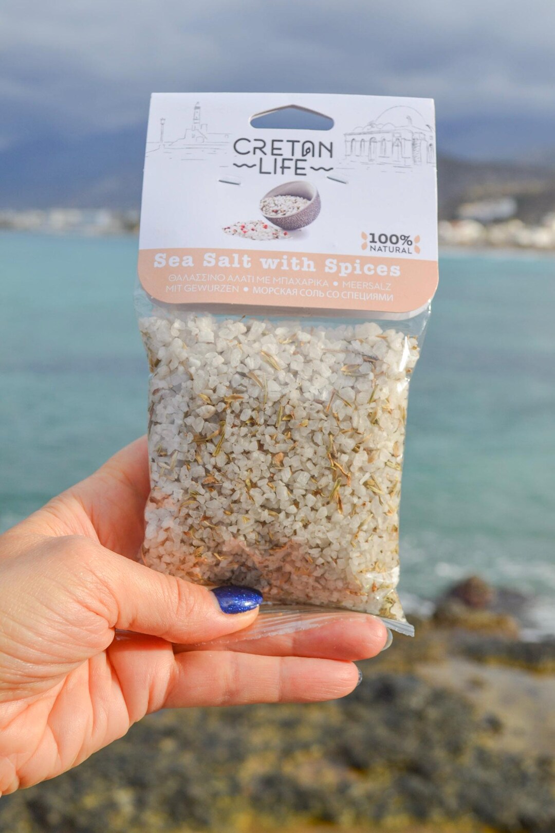 Sea Salt With Spices, Organic Greek Sea Salt, Salt With Herbs, Pure ...