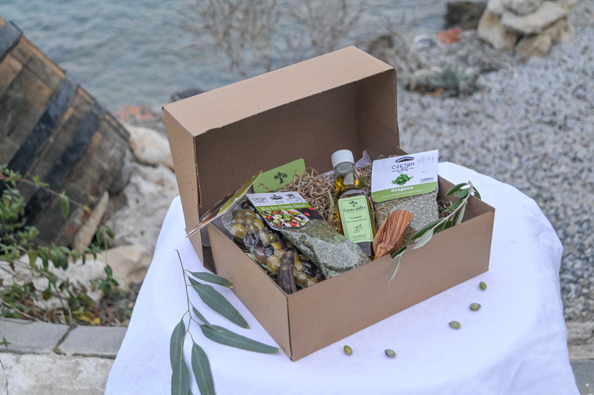 Greek Gourmet Gift Box, Christmas Gourmet Gift Basket, Greek Food Gift ...