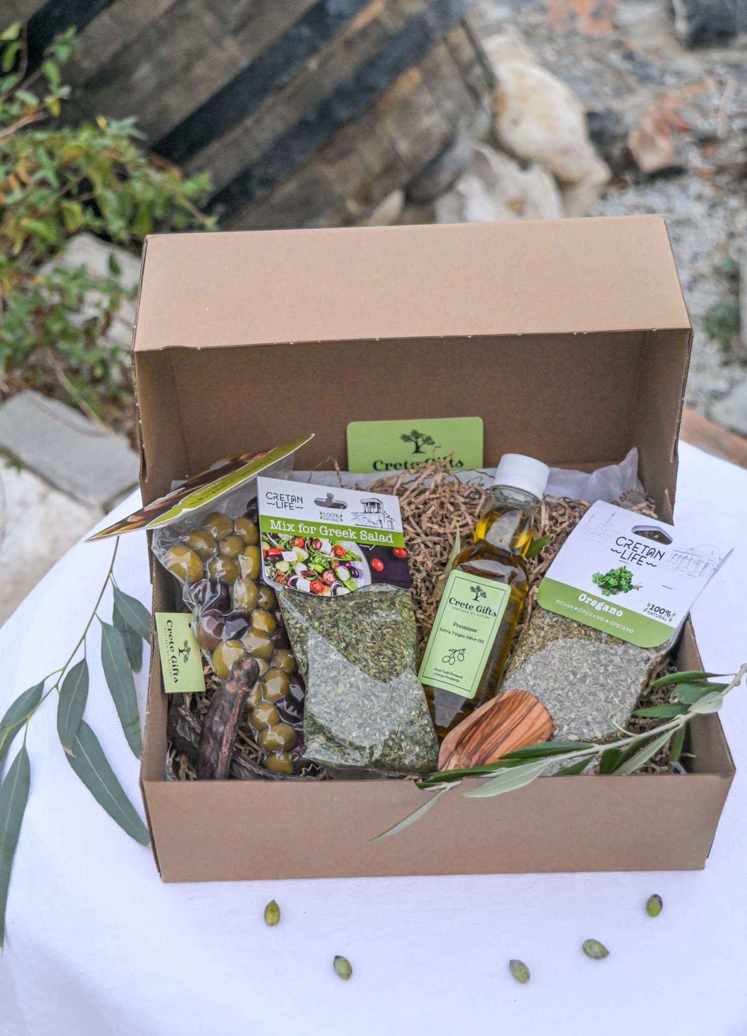 Greek Gourmet Gift Box, Christmas Gourmet Gift Basket, Greek Food Gift ...