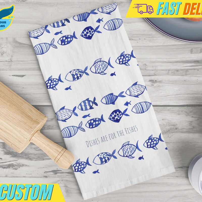 Fish Hand Towels - Etsy