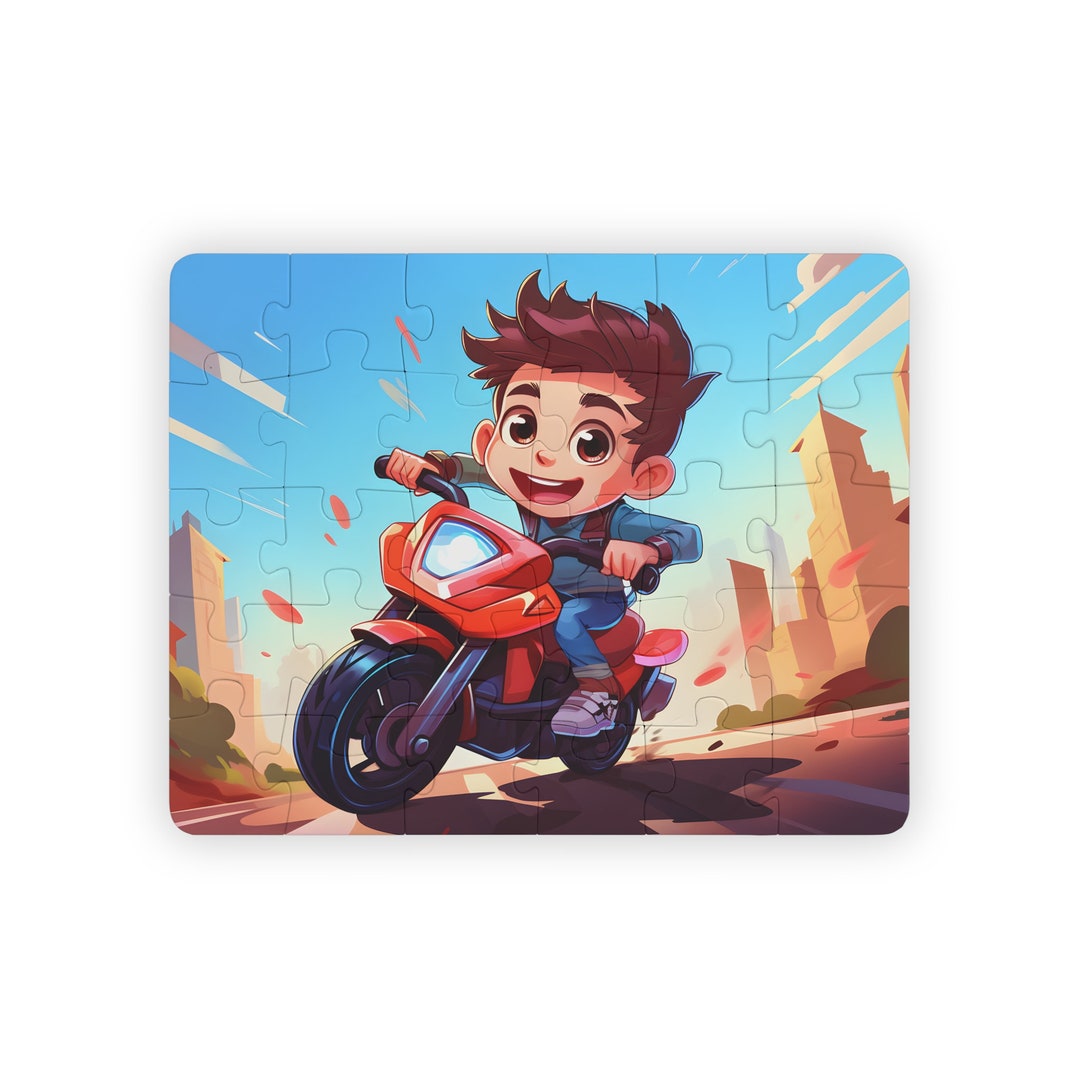 Biker Kids' Puzzle, 30-piece, Puzzle for Kids, Jigsaw Puzzle for Kids ...