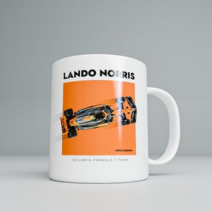 Formula 1 Coffee Mug Lando Norris Mclaren F1 Mug 11 Oz Mug - Etsy