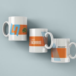 Lando Norris Mclaren F1 Mug Design Dijital Edition 11 Oz Mug Cricut ...