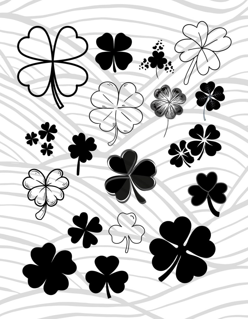 Cloverleaf Svg, Cloverleaf Svg Bundle, Cloverleaf Clipart, Cloverleaf ...