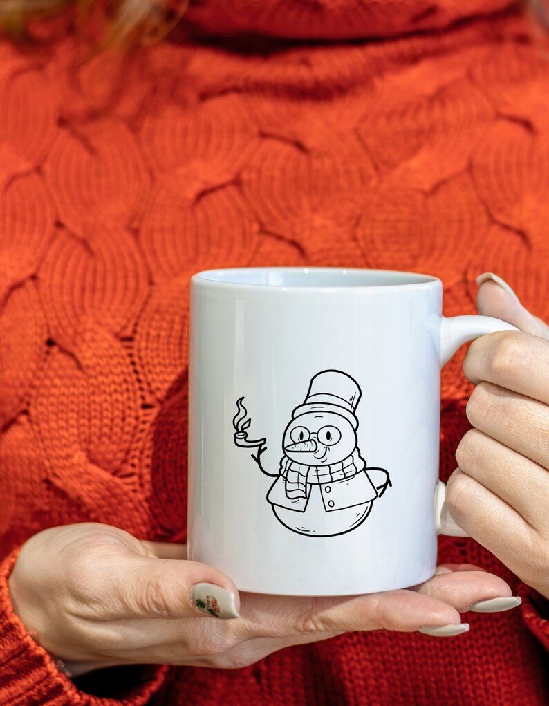 Snowman SVG Bundle Clipart, Winter Christmas Cute Snowman Png Shirt ...