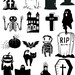 Halloween Digital Clipart Set,spooky Graphics,halloween Party Decor ...