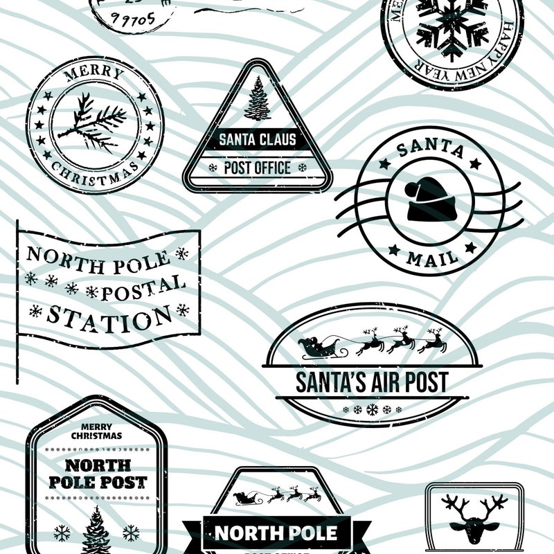 Timbro di babbo natale - Etsy Italia