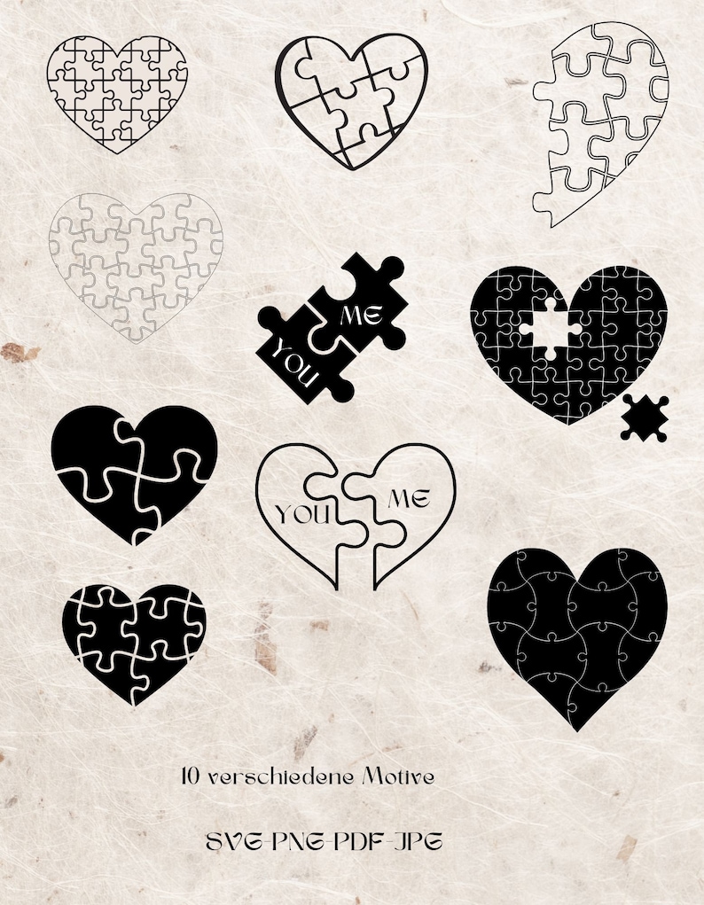 Heart Puzzle Svg,puzzle Pieces,puzzle Pieces,heart Puzzle Svg,heart ...