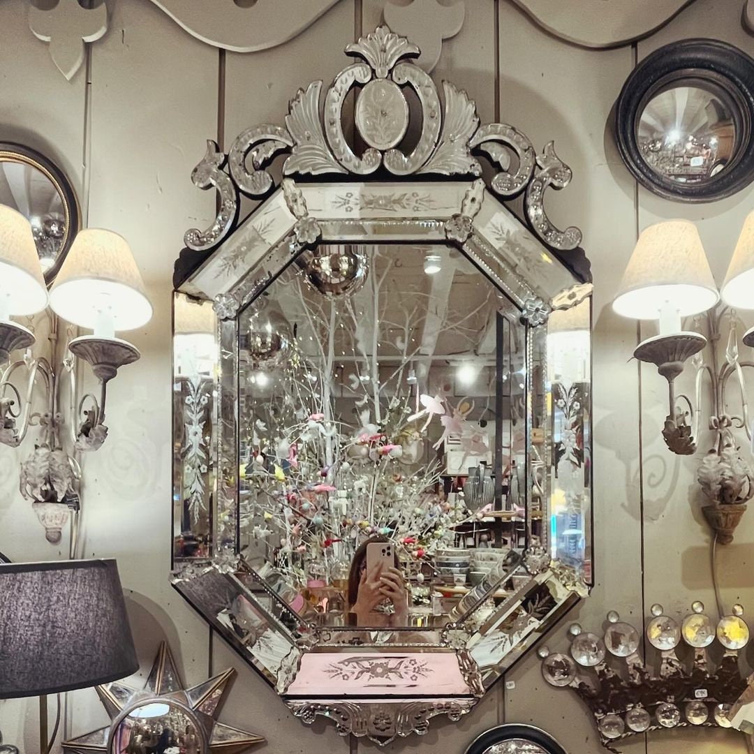 Beautiful Large Mirror, Regal Venetian Mirror Italian Style Wall Mirror ...