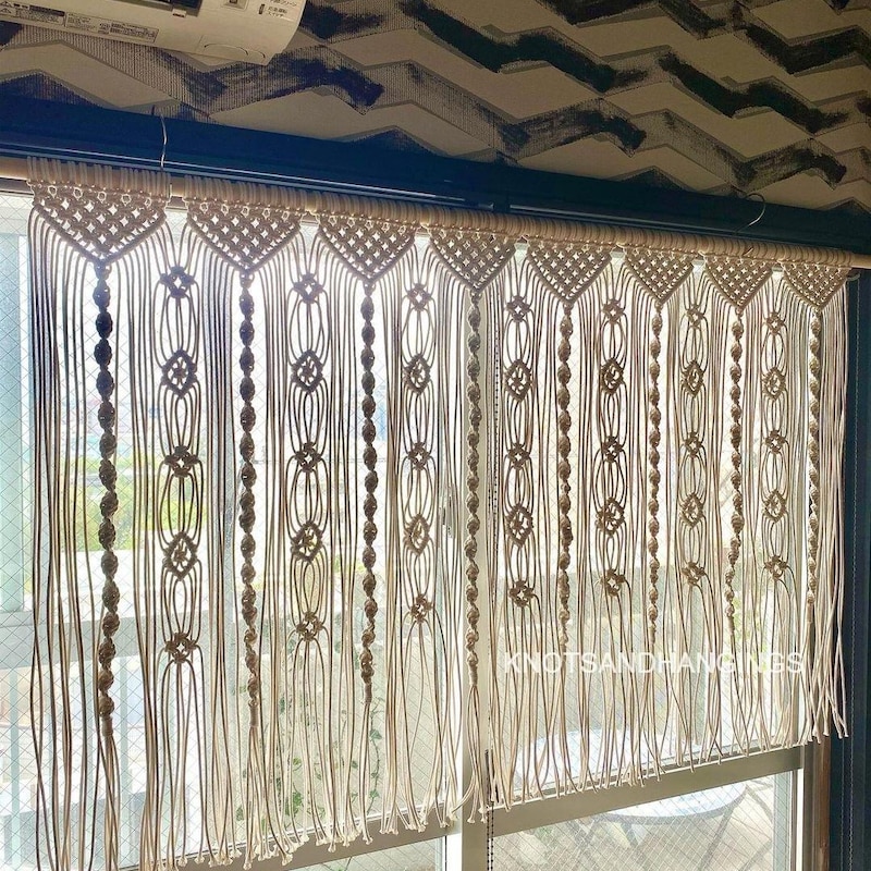 Macrame Valance - Etsy
