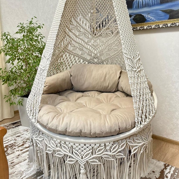 Macrame Chair - Etsy