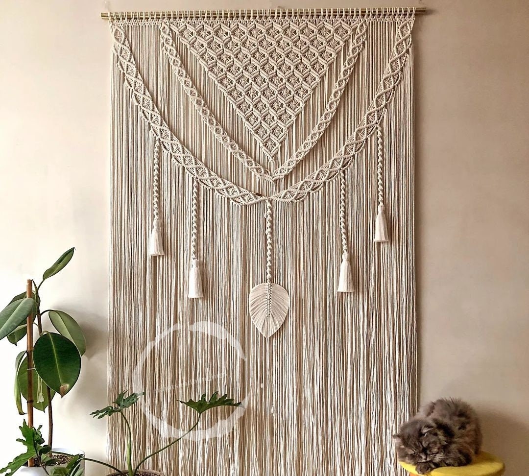 Macrame Wedding Arch, Macrame Wedding Arch, Macrame Curtains, Macrame Wall Hanging - Etsy