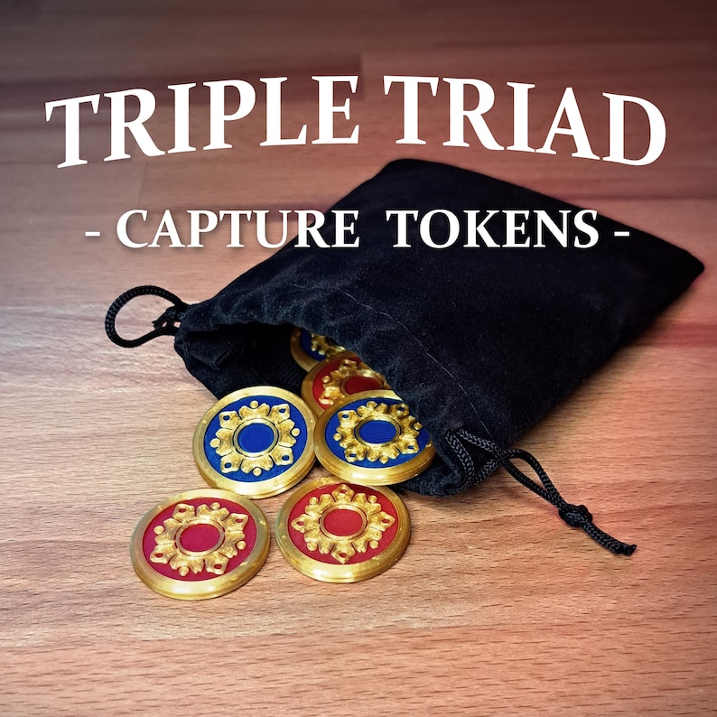 Triple Triad Card Capture Tokens - Deck Accessory - Etsy