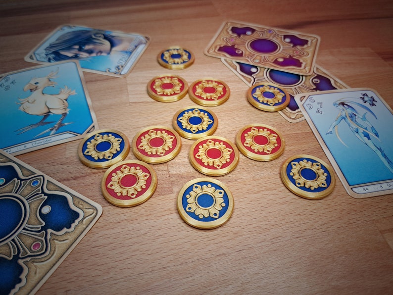 Triple Triad Card Capture Tokens - Deck Accessory - Etsy