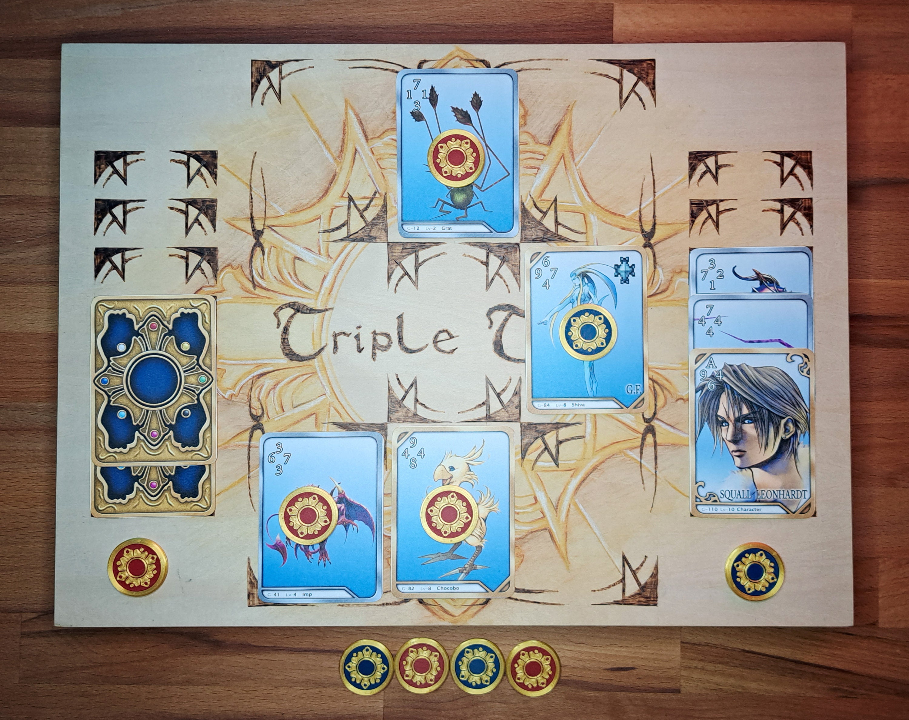 Triple Triad Card Capture Tokens - Deck Accessory - Etsy